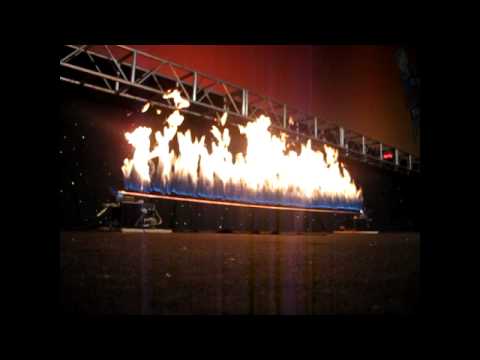Special Effects propane Flame Bar - YouTube