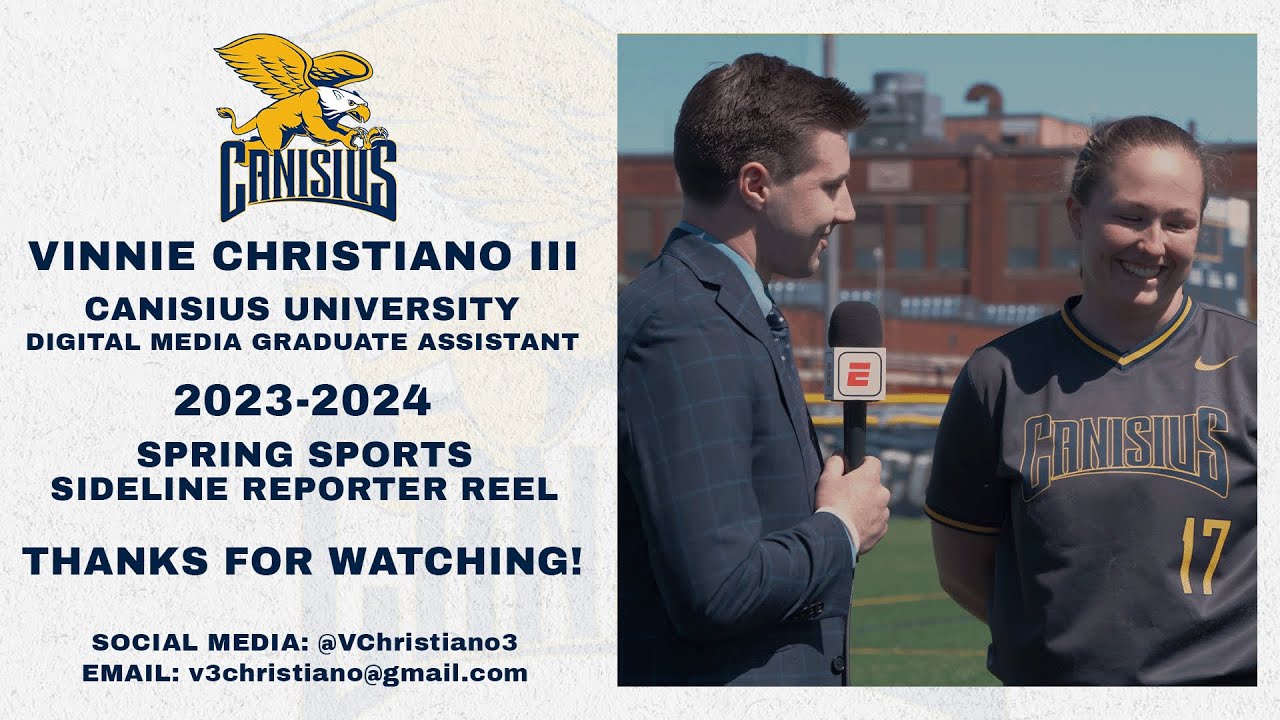 Vinnie Christiano III Spring Sports Sideline Reporting Reel 2023-2024 ...