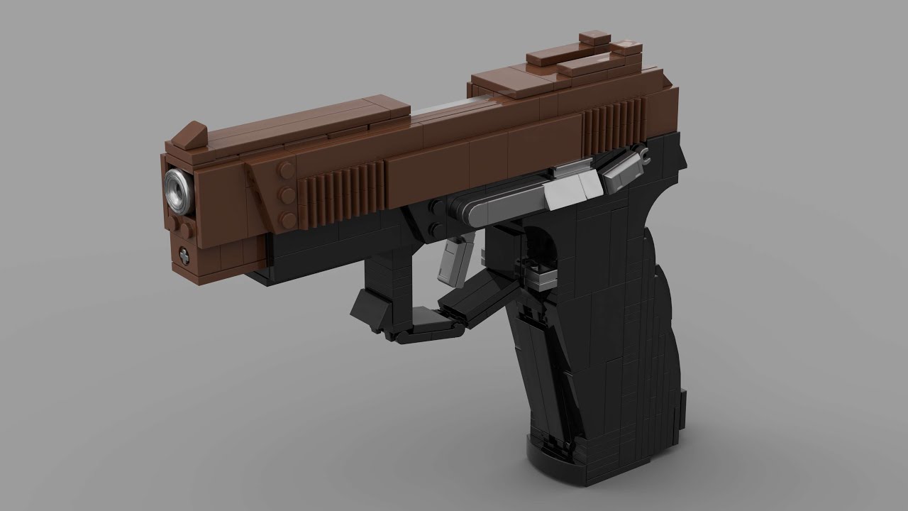 Custom LEGO Gun MOC: MP-443 Grach MK.II - YouTube