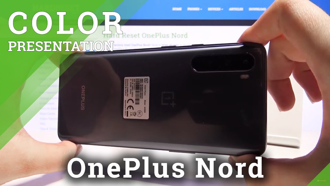 Check Out Color Presentation of OnePlus Nord – Gray Onyx - YouTube