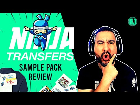 Ninja Transfers Sample Pack #ninjatransfers #heatpress #tshirtprinting ...