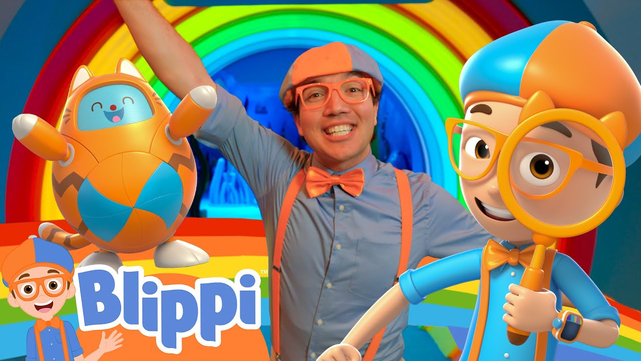 Blippi Wonders in REAL LIFE! | Blippi Plays Games In His Clubhouse ...