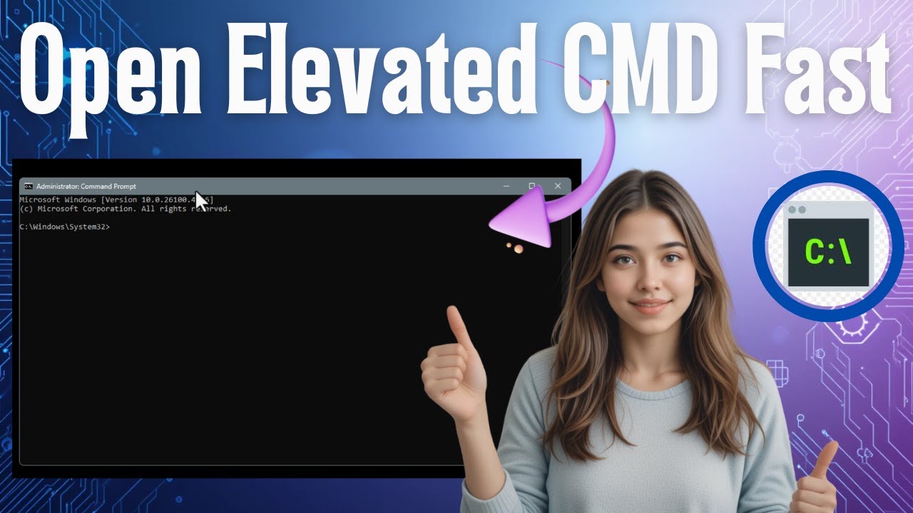 How To Open Elevated CMD | Run as Administrator (2025) - YouTube