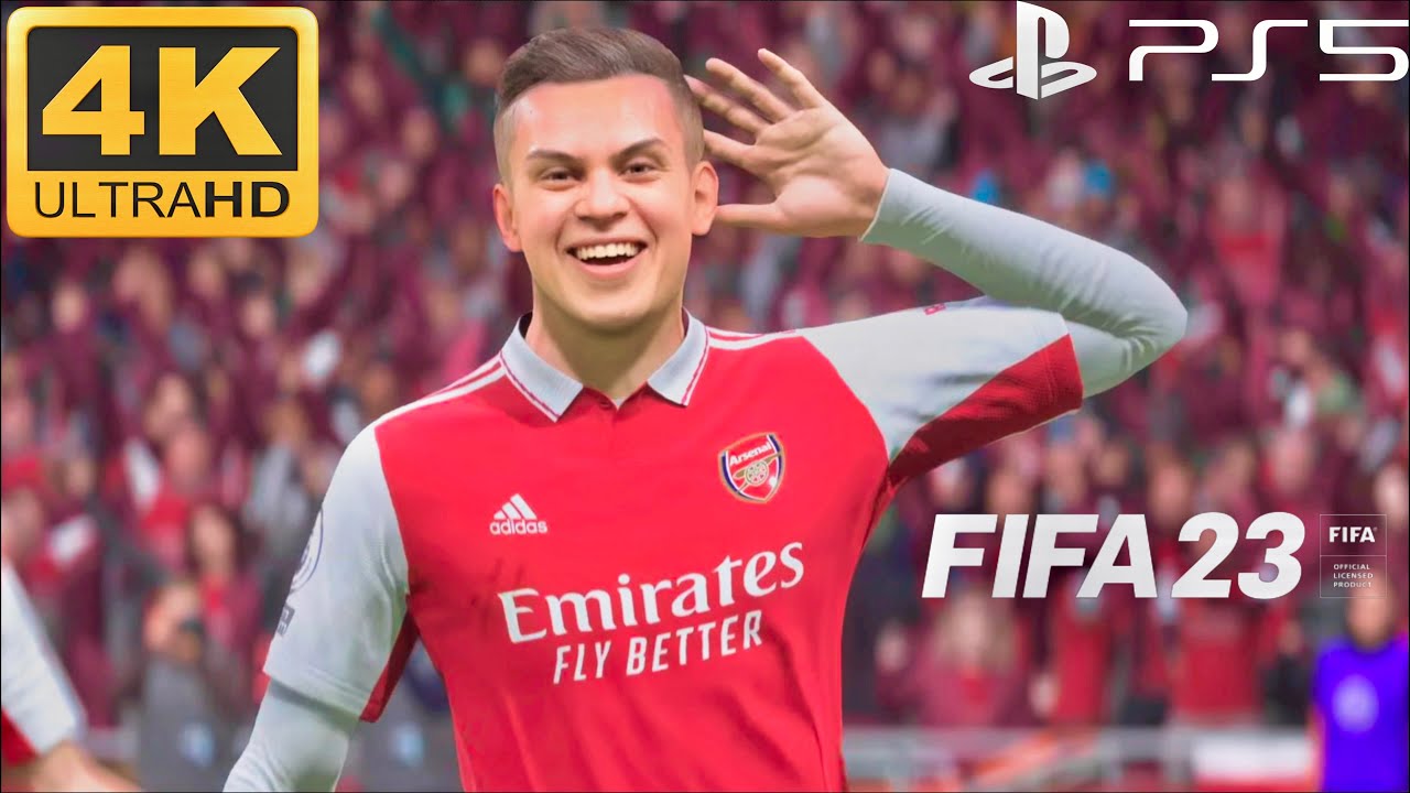 FIFA 23 Trossard Last Minute Goal Celebration For Arsenal Vs Manchester ...