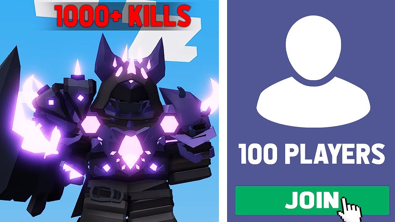 1 VOID GOD VS 100 PLAYERS In Roblox Bedwars... - YouTube