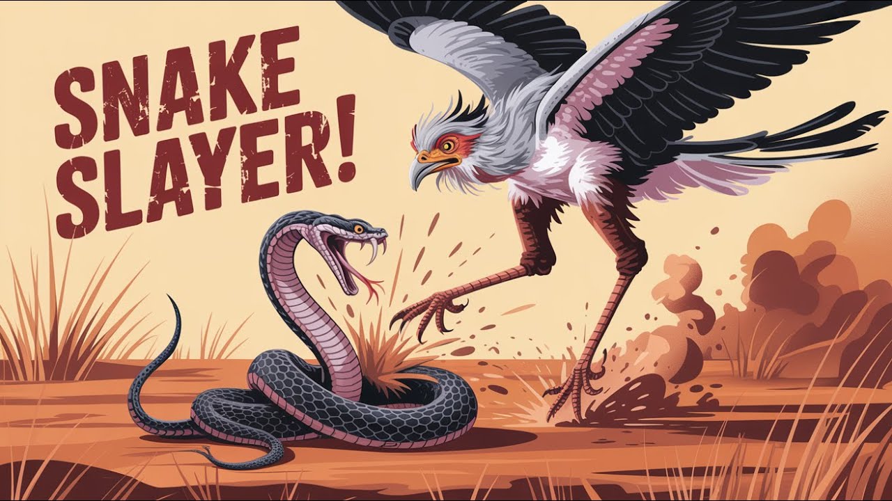 Secretary Bird: The Snake-Slaying Raptor You Never Knew Existed! - YouTube