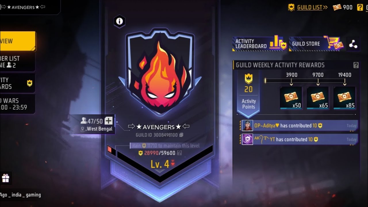 HOW TO JOIN 1 VS 1 =*AVENGERS*= GUILD#CLASSYFF #NONSTOPGAMING # ...