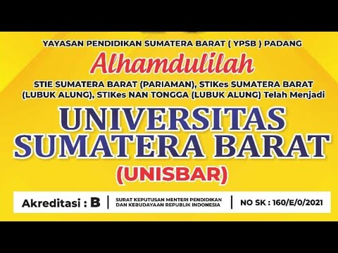 UNIVERSITAS SUMATERA BARAT (UNISBAR) - YouTube