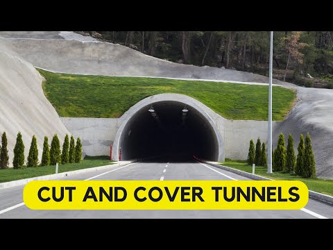 TYPES OF TUNNELS - CUT AND COVER TUNNELS - YouTube