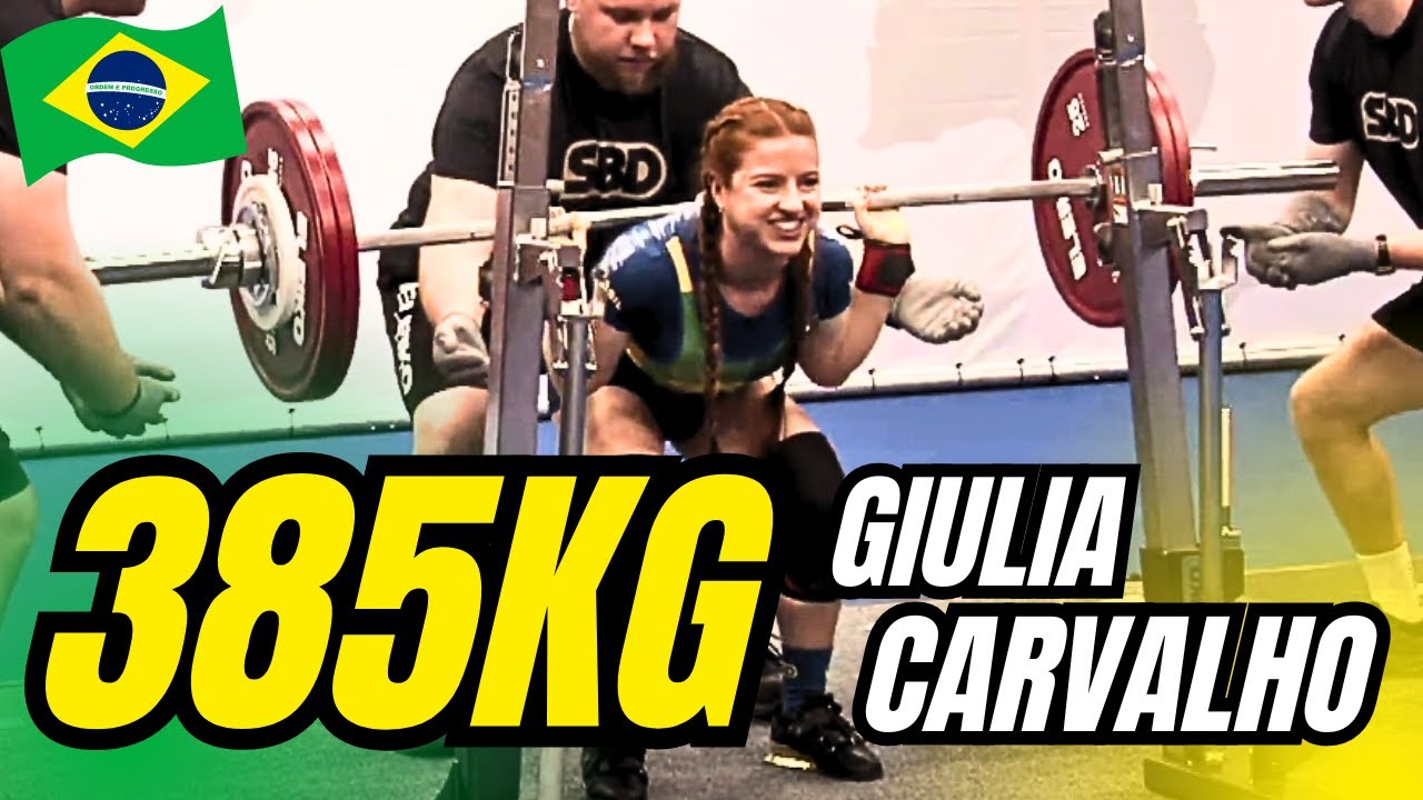 Giulia Carvalho | Brasileira no Campeonato Mundial de Powerlifting 2024 ...