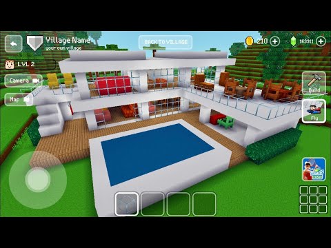 Block Craft 3D: Building Simulator Games For Free Gameplay#1792 (iOS & Android)| Modern Club House🏠
