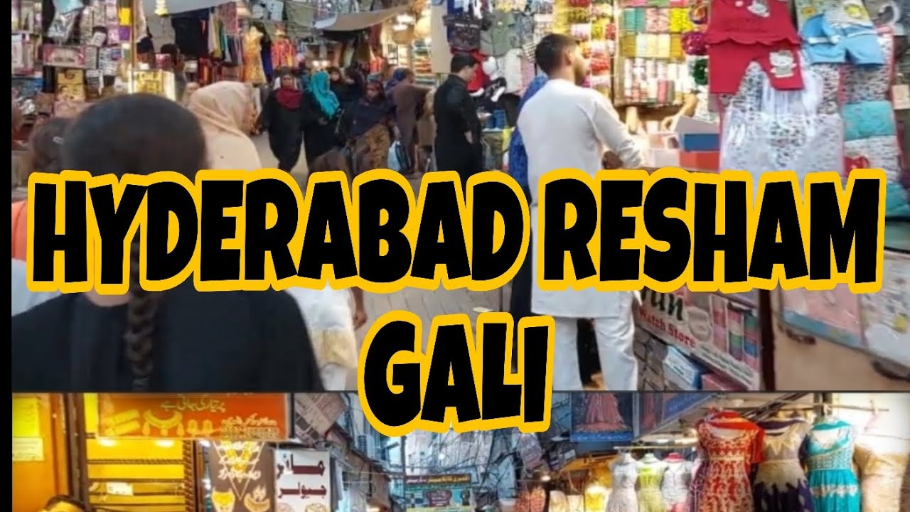 Walking tour resham bazar Hyderabad|Shutput 2.0|resham gali|Daily vlog ...