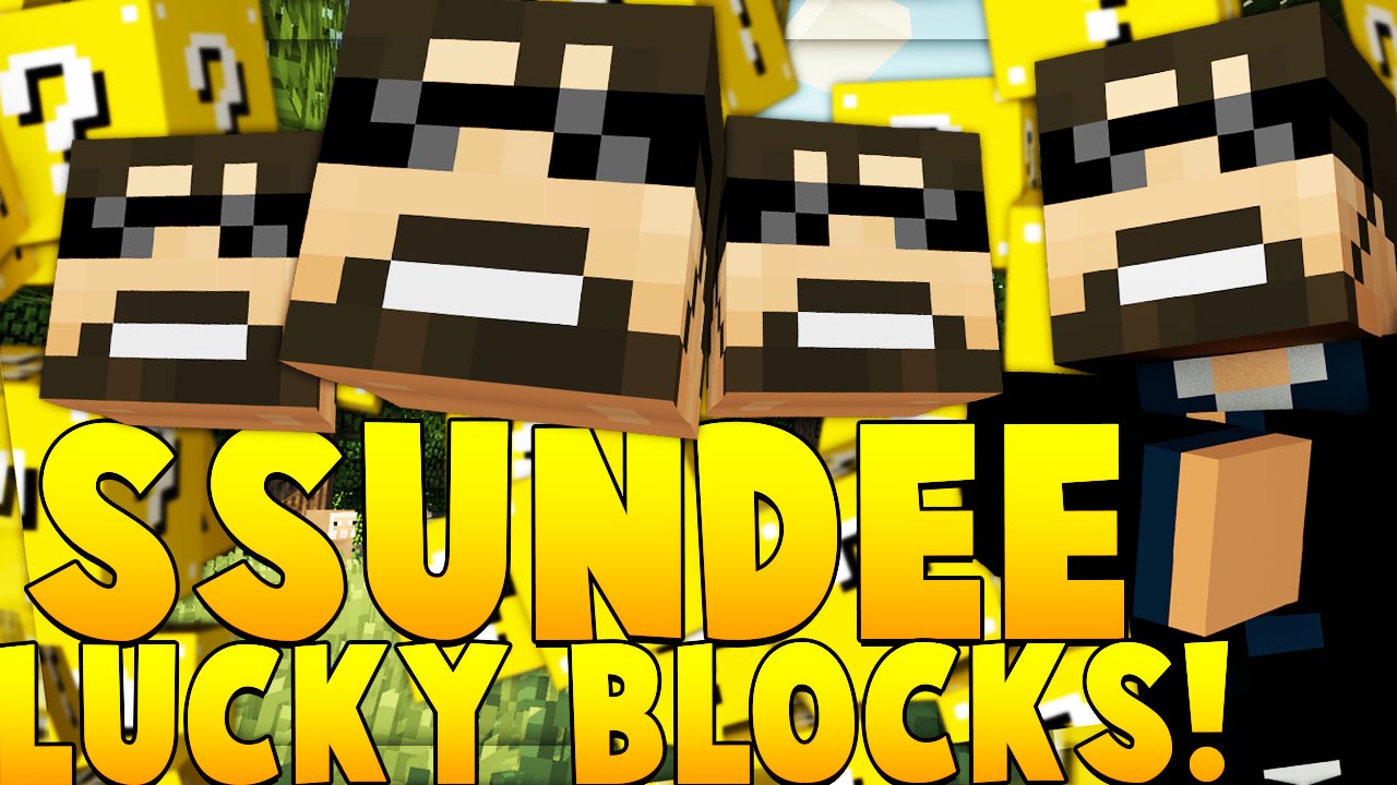 SSUNDEE LUCKY BLOCK MOD CHALLENGE (Minecrafter Mod) | Minecraft ...