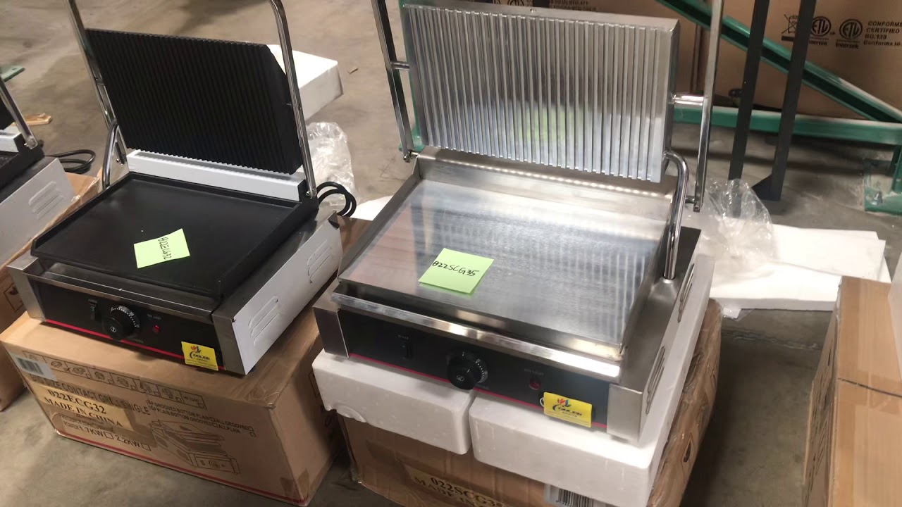 Panini Grill Sandwich Press Grill Vertical Broiler Doner Kebab Shawarma ...