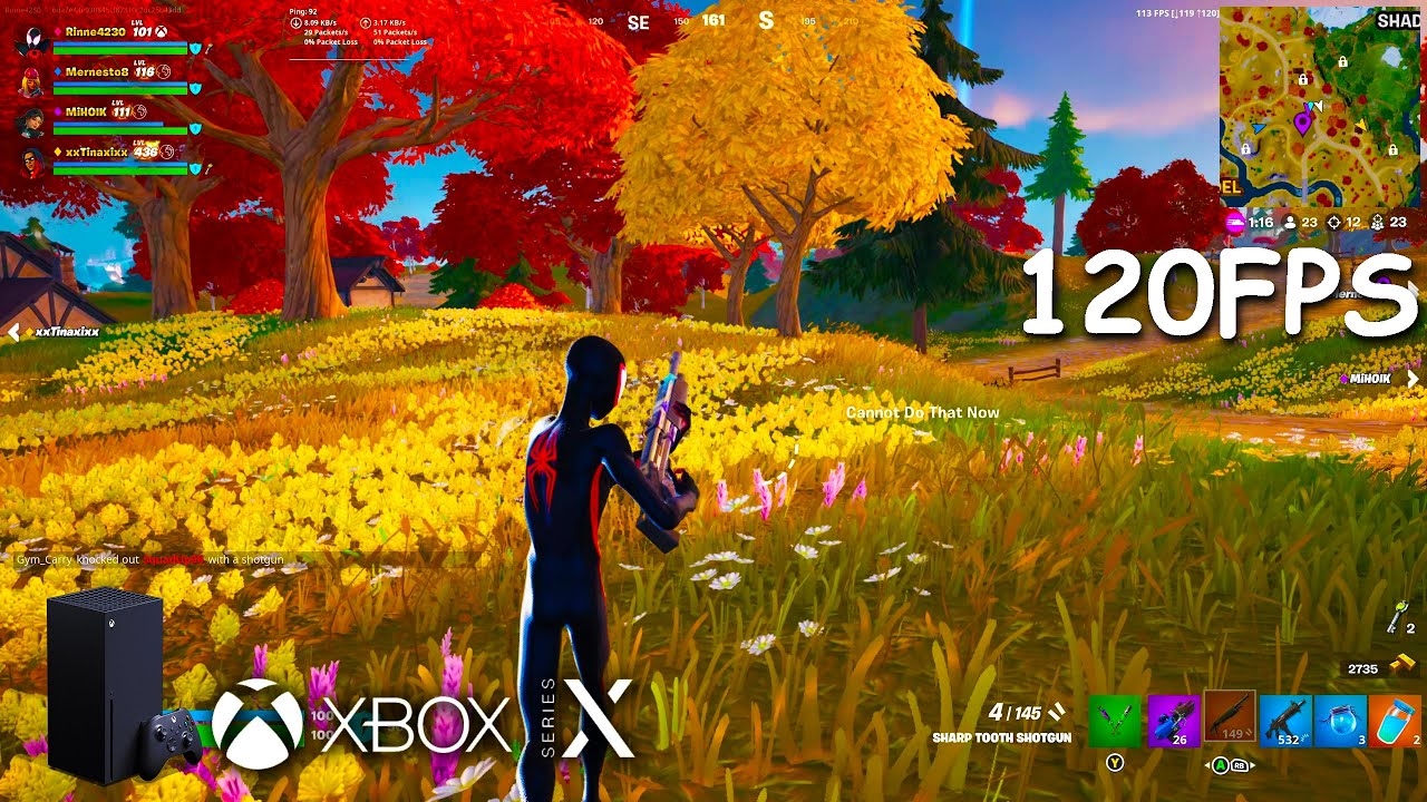 Fortnite Gameplay Xbox Series X 120FPS - YouTube
