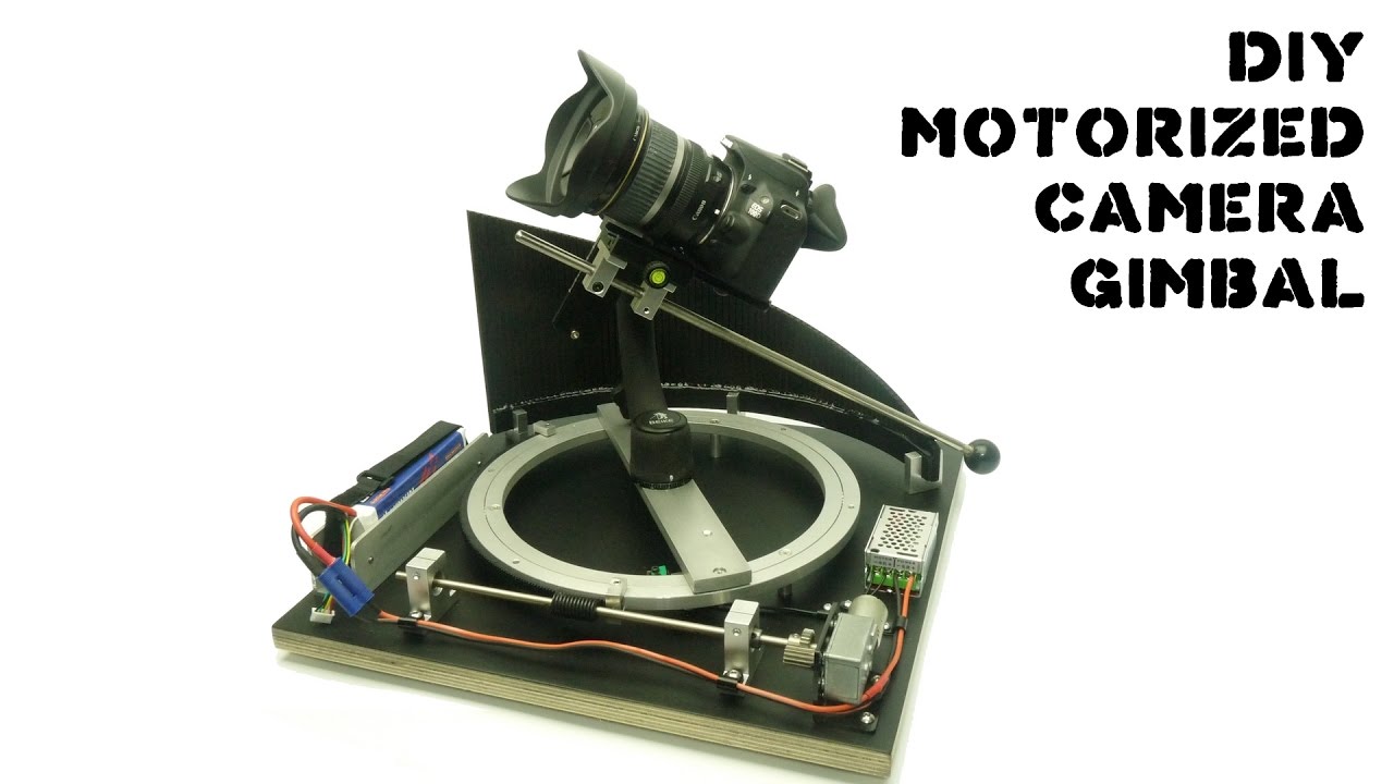 Making a DIY Motorised Camera Gimbal- for Timelapse Photography - YouTube