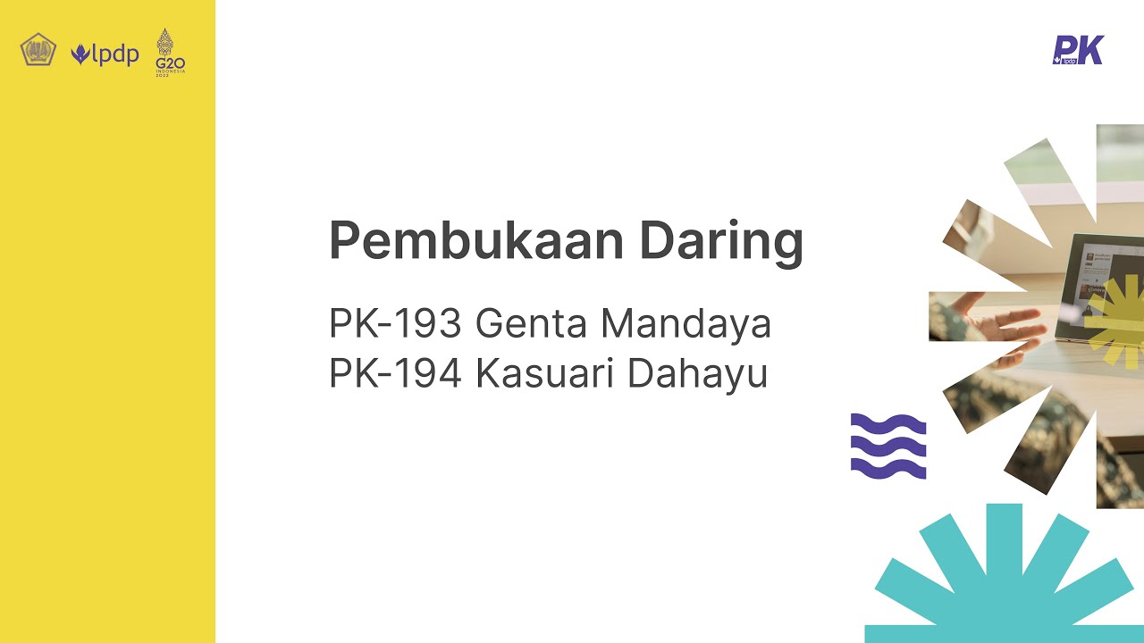 LPDP - Pembukaan dan Materi What, Why, and How to LPDP - YouTube