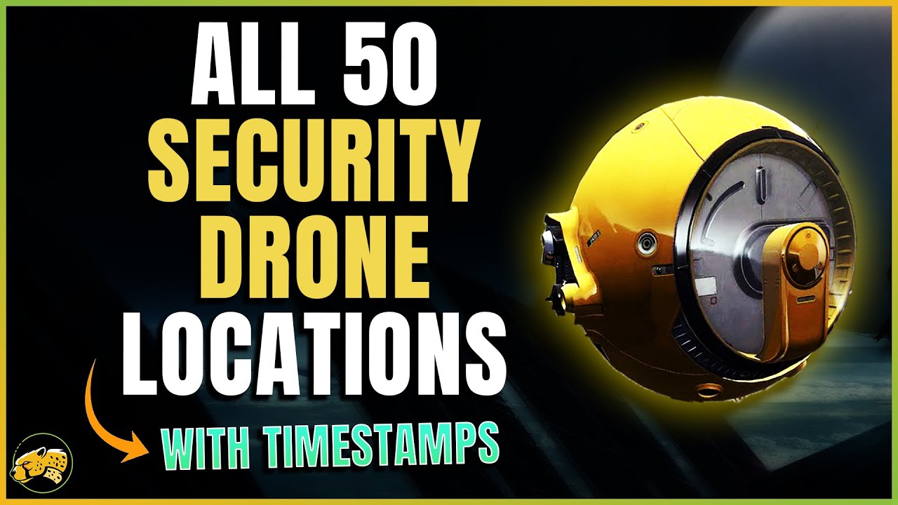 Destiny 2 - Where to find ALL 50 Security Drones - Drone Destruction ...