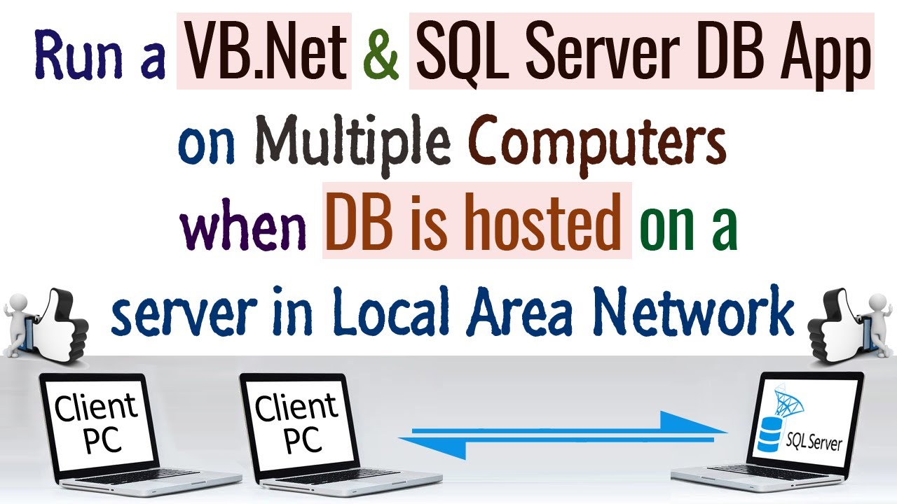 Allow remote connections to Microsoft SQL Server (connect vb.net app to remote sql server) - YouTube