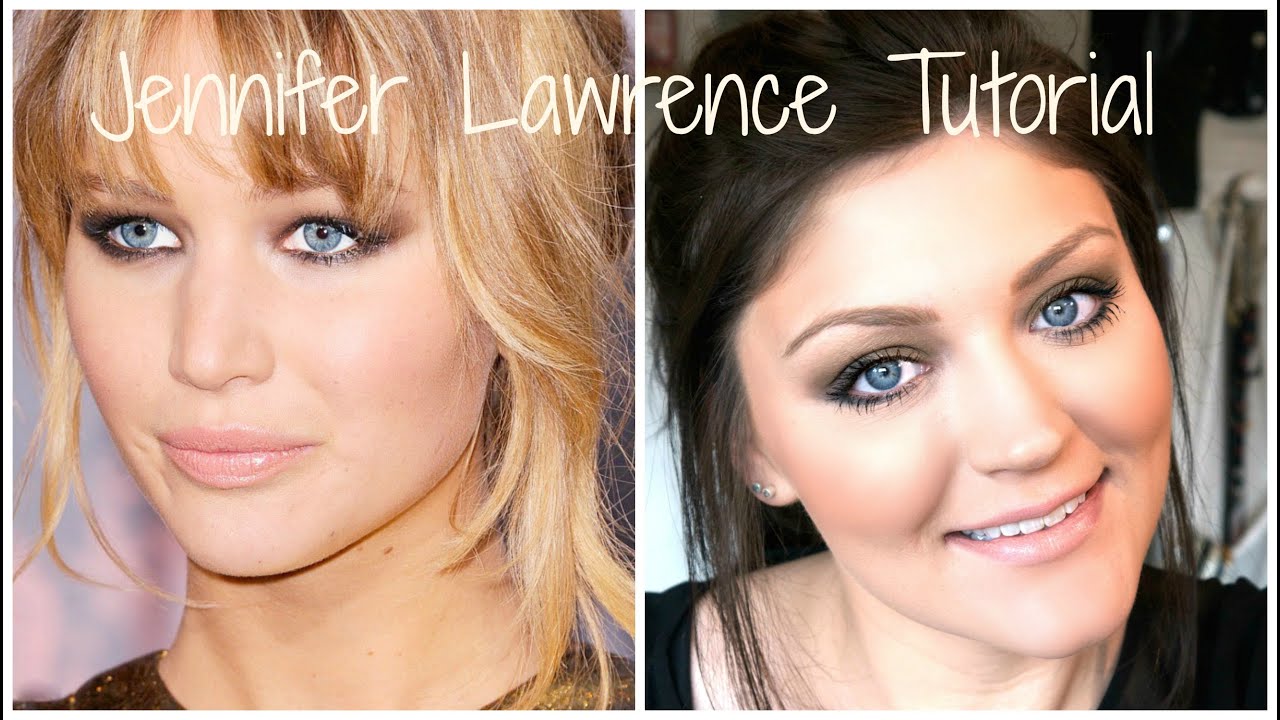 Jennifer Lawrence Inspired Makeup Tutorial - YouTube