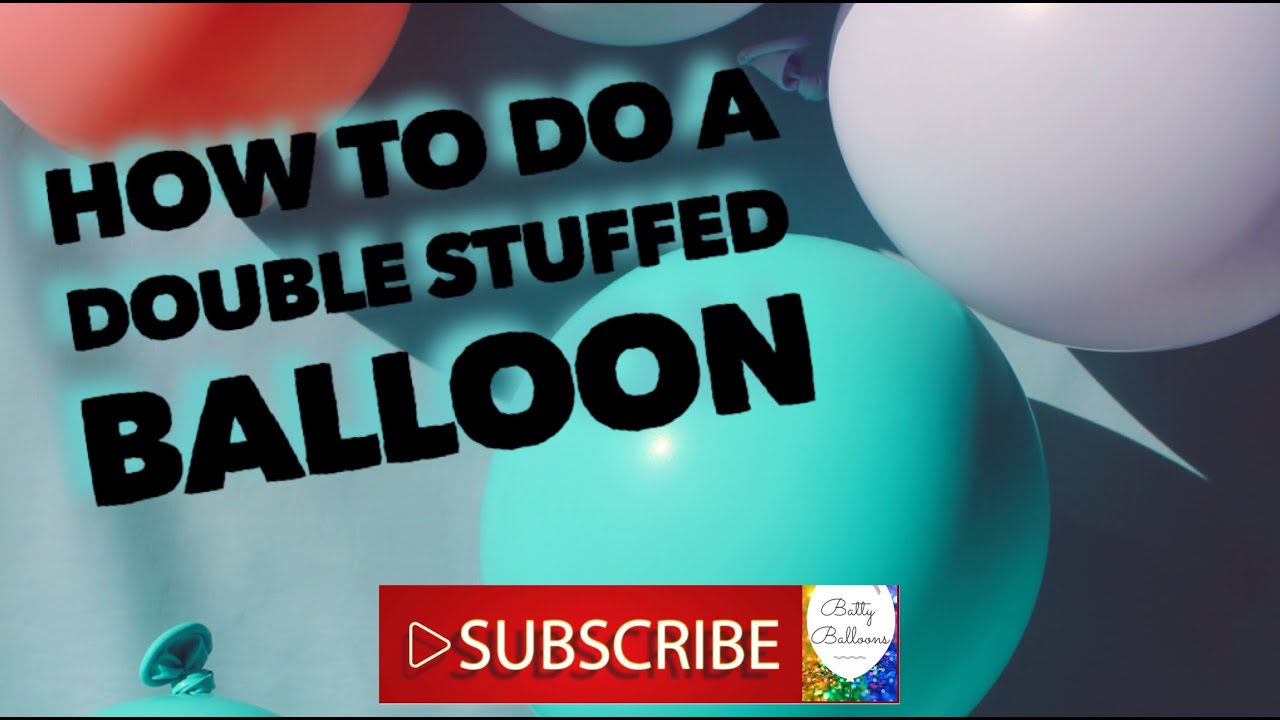 How To Double Stuff a Balloon | DOUBLE STUFFED BLUSH PINK BALLOON| DIY ...