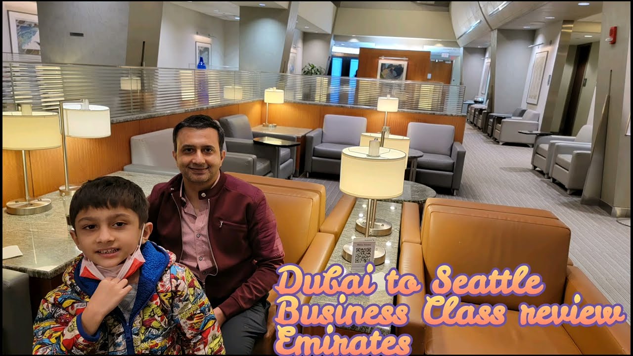 Emirates Dubai to Seattle Business class review 🇦🇪 🇺🇸 - YouTube
