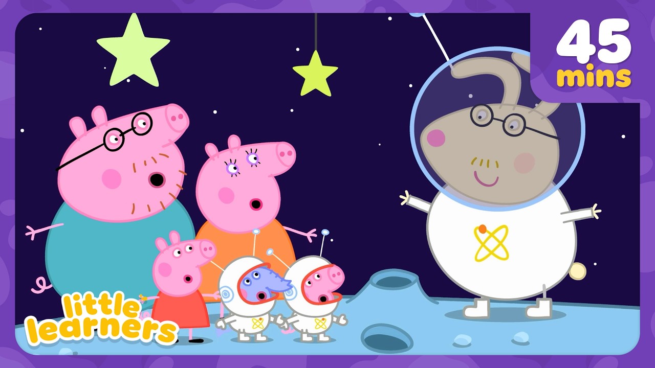 Peppa Pig Learns About the Moon! 🌙 | Peppa Pig Full Episodes | 45 Mins ...
