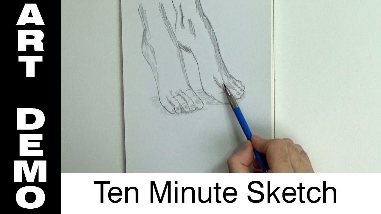 10 minute sketch demonstration - YouTube