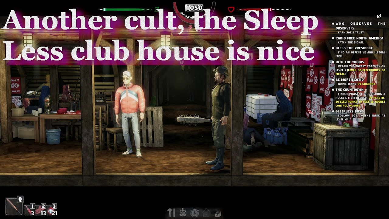 Mr Prepper gameplay - Bob glasses & offensive item quest Sleepless ...