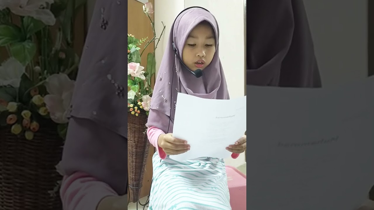 Pertandingan sajak sempena sambutan maulid nabi. Nur Dania Imani binti ...