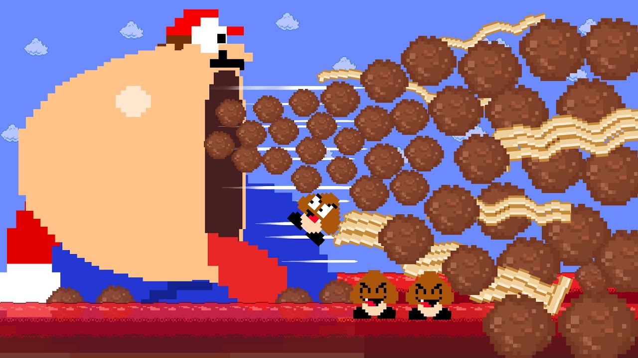 Super Mario Bros. but the floor is TOMATO SAUCE | MARIO HP 1 - YouTube