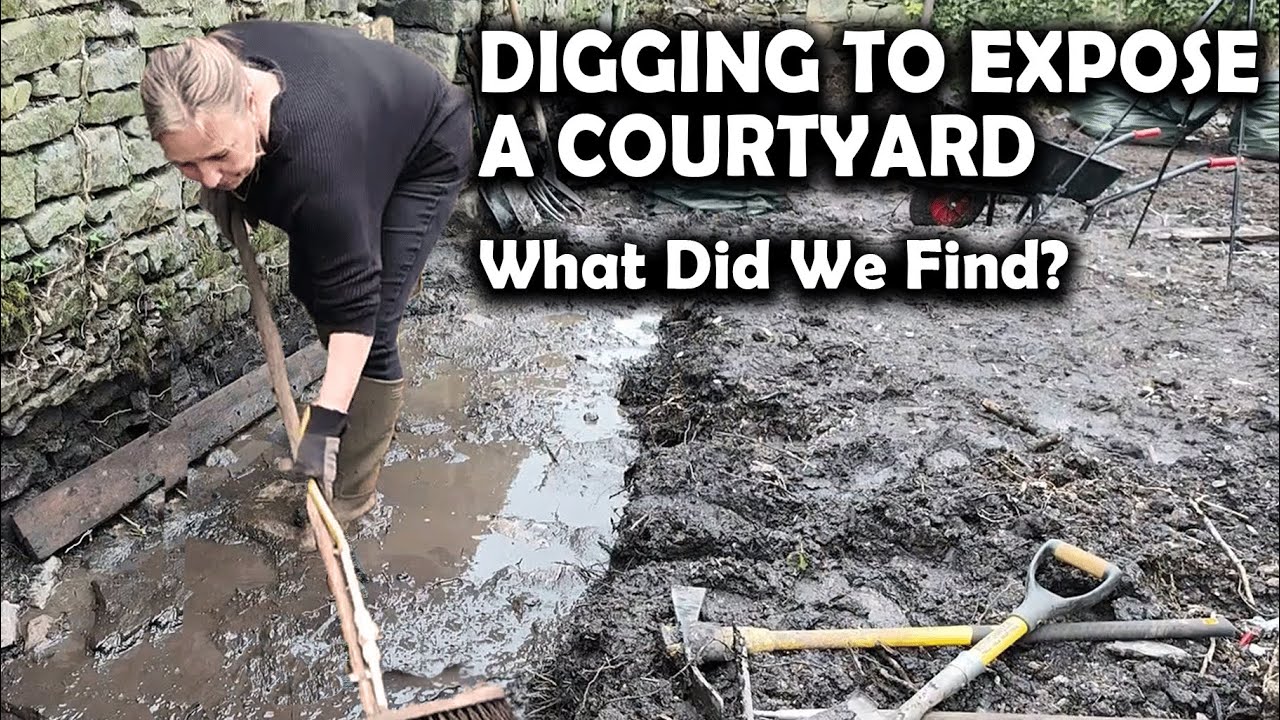 Digging To Find A Courtyard: Our One Acre Homestead in Ireland - YouTube