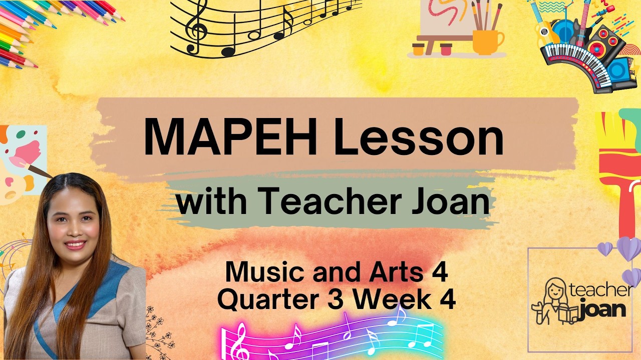 Music and Arts Grade 4 Quarter 3 Week 4 (MATATAG CURRICULUM) - YouTube