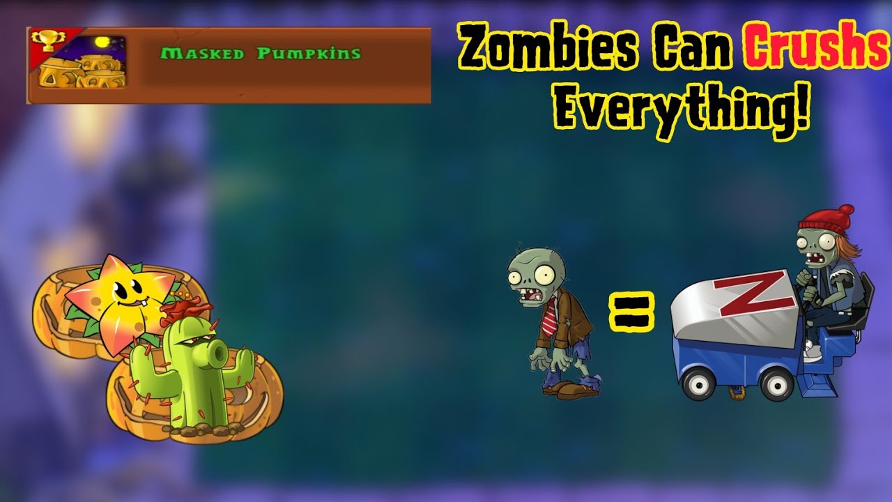PVZ Touch Mod - Masked Pumpkins - Mini Game - YouTube