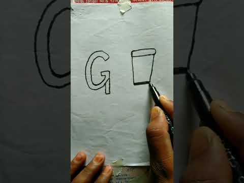 G kept Drawing pension painting #short #draw a glass for tha satetus ...