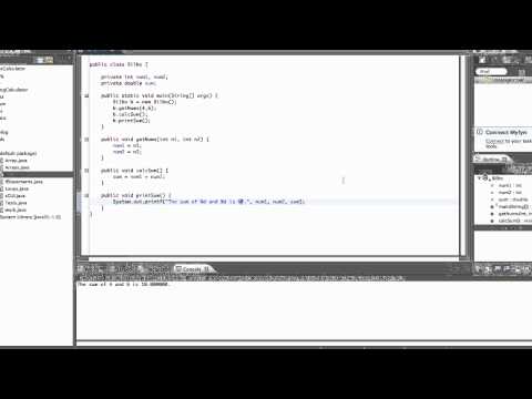 Java Tutorial #13 printf and Multiple Classes - YouTube