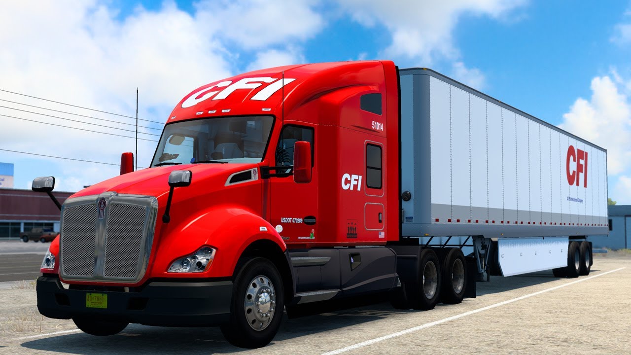 American Truck Simulator | Kenworth T680 | CFI Transportation - YouTube