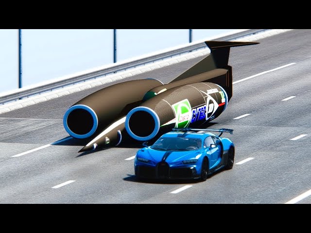 Thrust Ssc Vs Bugatti Veyron Race
