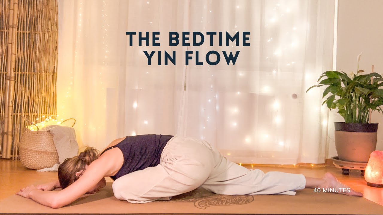 Bedtime Yin Yoga | 41 min | 7 Day Mindful Bedtime Yoga for beginners ...