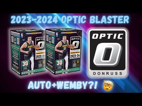 NBA 23-24 OPTICE BLASTER BOX! ROOKIE AUTO PLUS WEMBY!😎 - YouTube