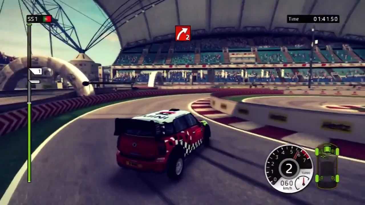 WRC2: Portugal Super Special Stage Gameplay on Xbox 360 in HD - YouTube