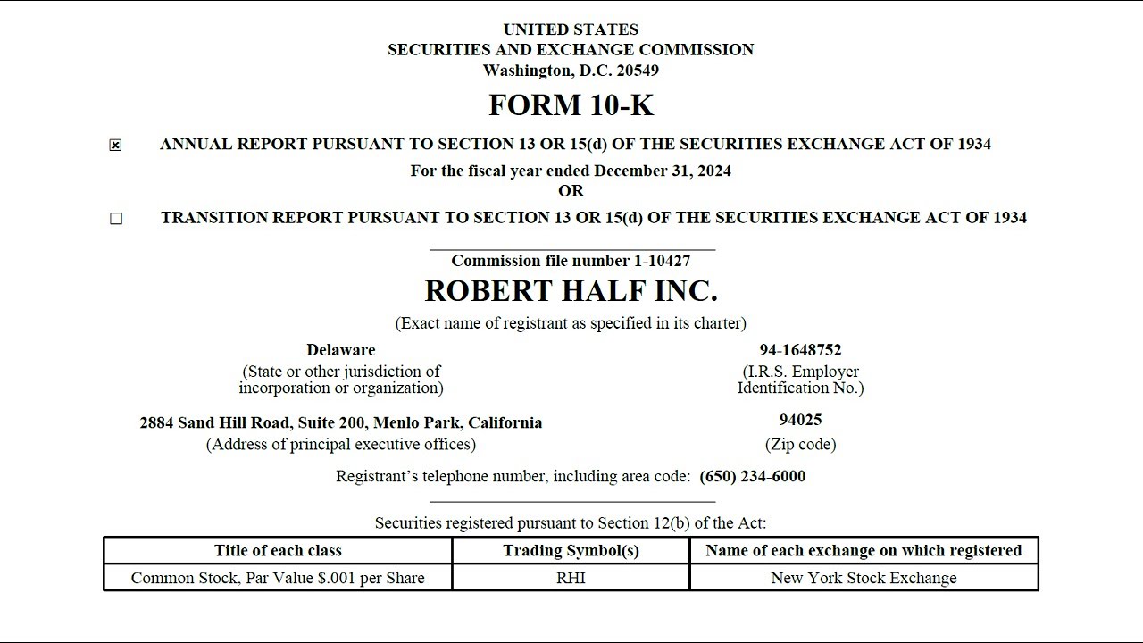 [RHI] Robert Half: stock analysis and intrinsic value - YouTube