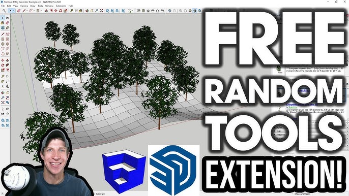 Randomly Placing Objects In Sketchup With This Free New