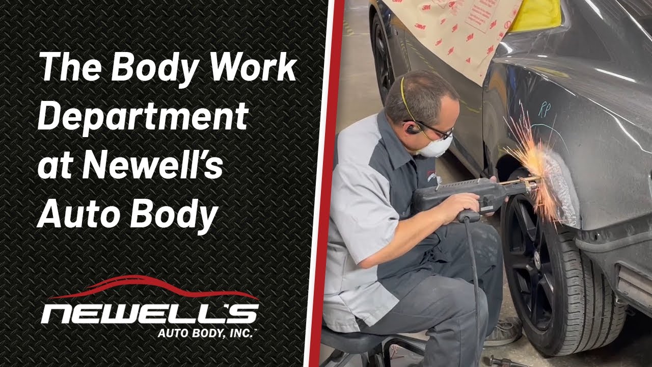 The Body Work Department at Newell’s Auto Body - YouTube