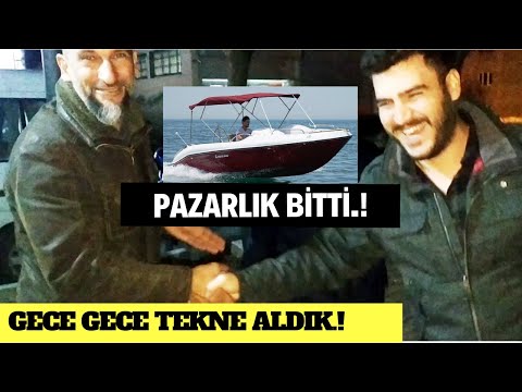 Gece Gece Tekne Aldık. Motosikletle Gittik Tekne Pazarlığı yaptık.! #tekne #marinboat #suzukivstrom