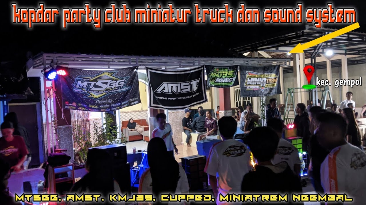 dj not you\terbaru kopdar party club miniatur truk sound system.gak ...