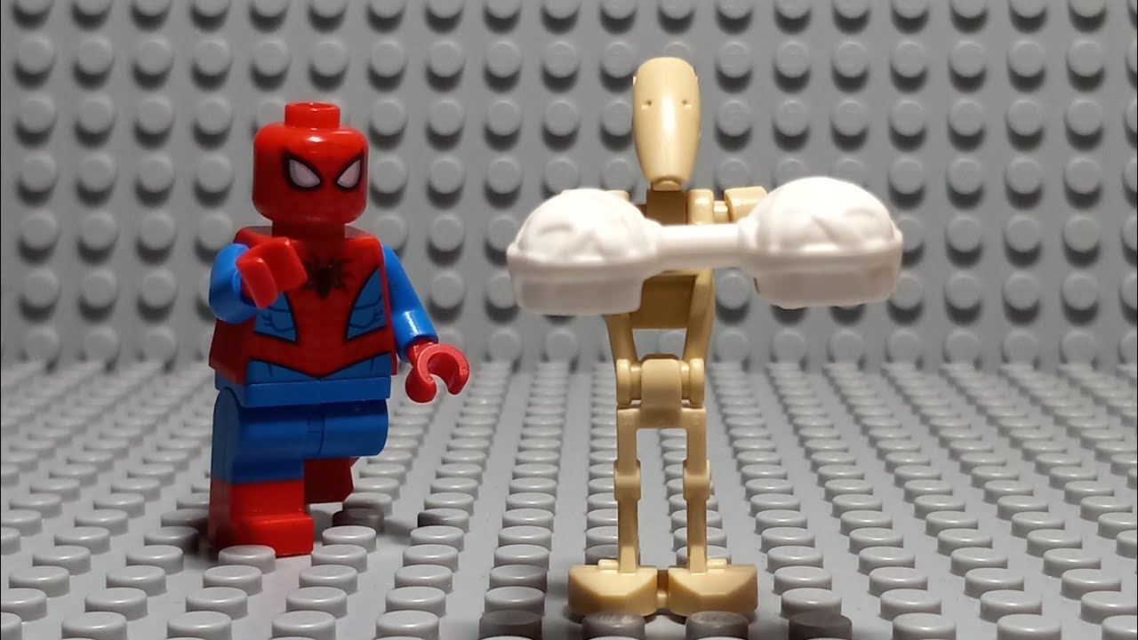 Droid gets webbed by Spider-Man - YouTube