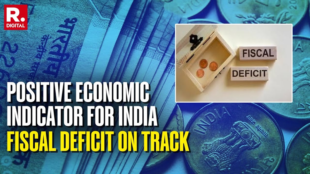 After GDP Numbers, Fiscal Deficit Out, Stays At Projected 4.8% ...