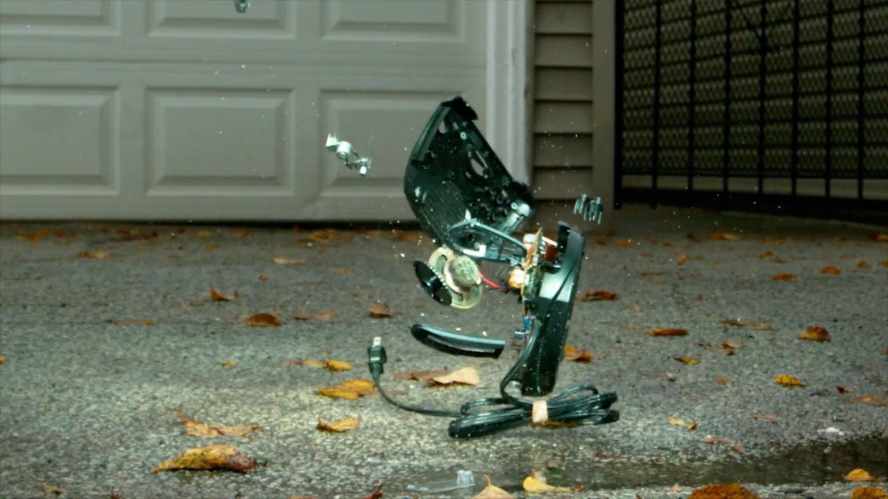 Dropping Alarm Clock From 30 Ft in Slow Motion.. - YouTube