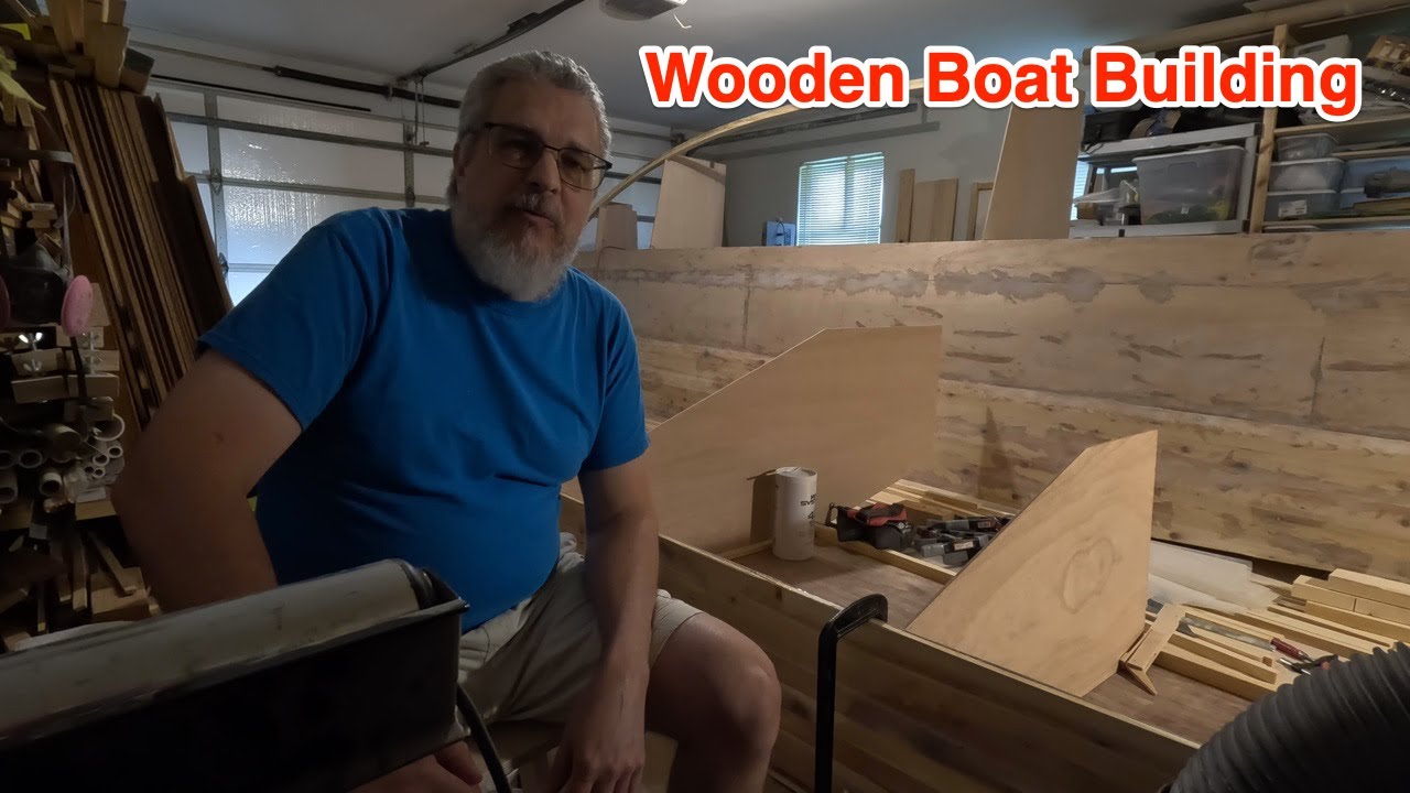 DIY Sailboat - Progress on the starboard hull. - YouTube